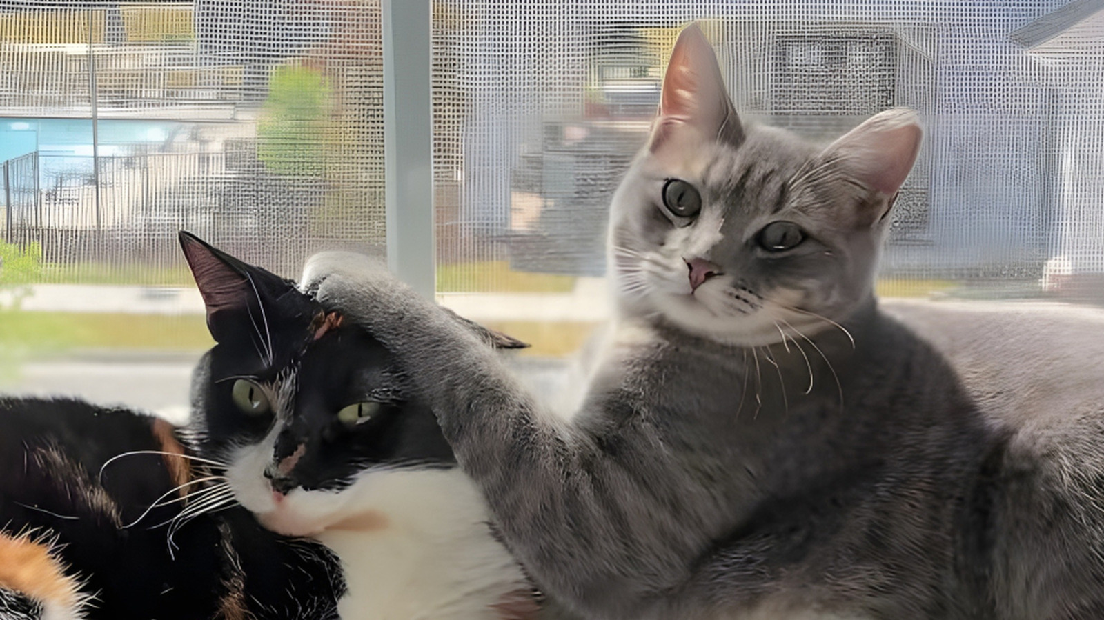 Cat Gets A New Feline Sibling & The Pair Are 'Obsessed With Each Other'